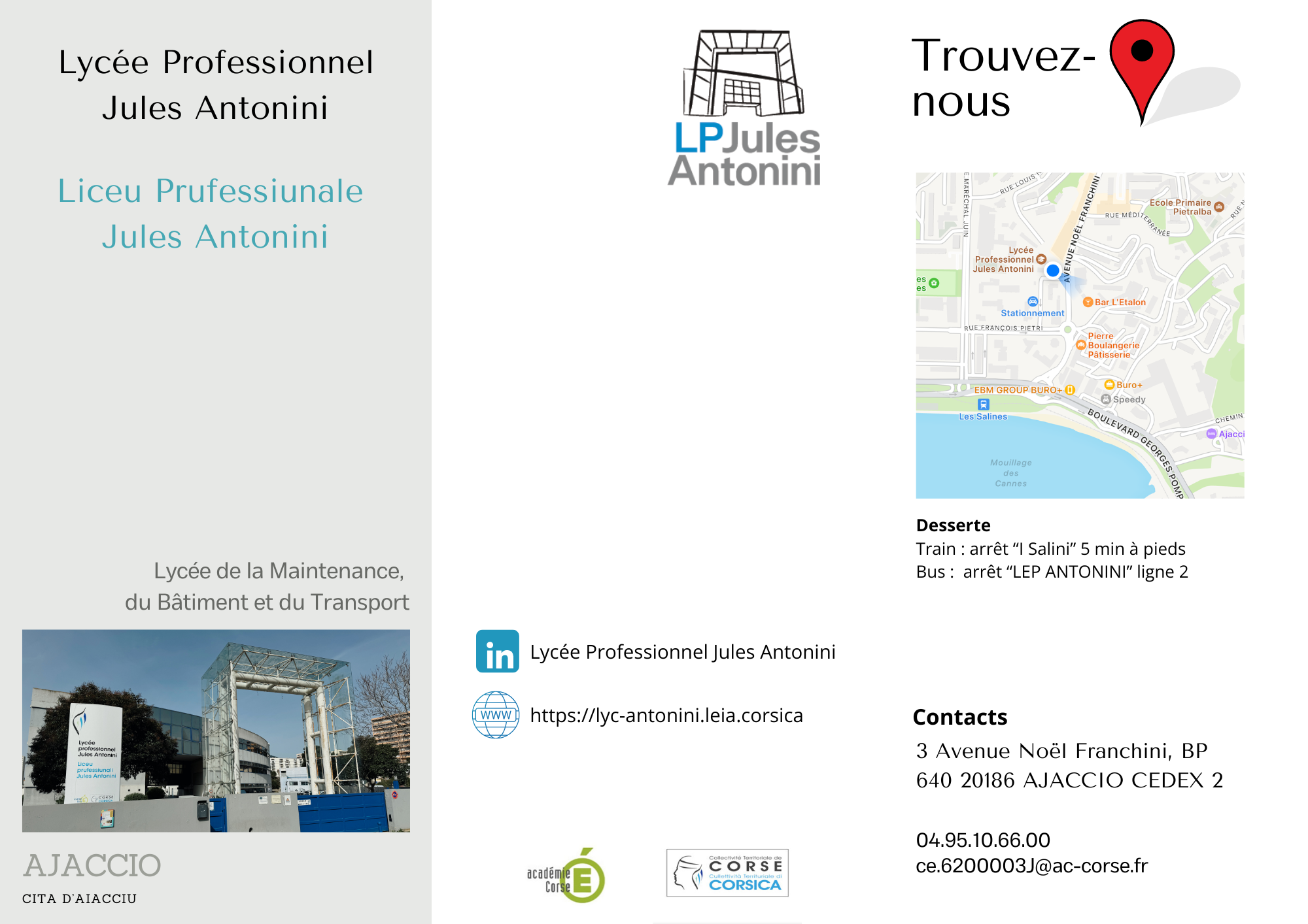 Accueil – Lycée professionnel Jules Antonini – Ajaccio